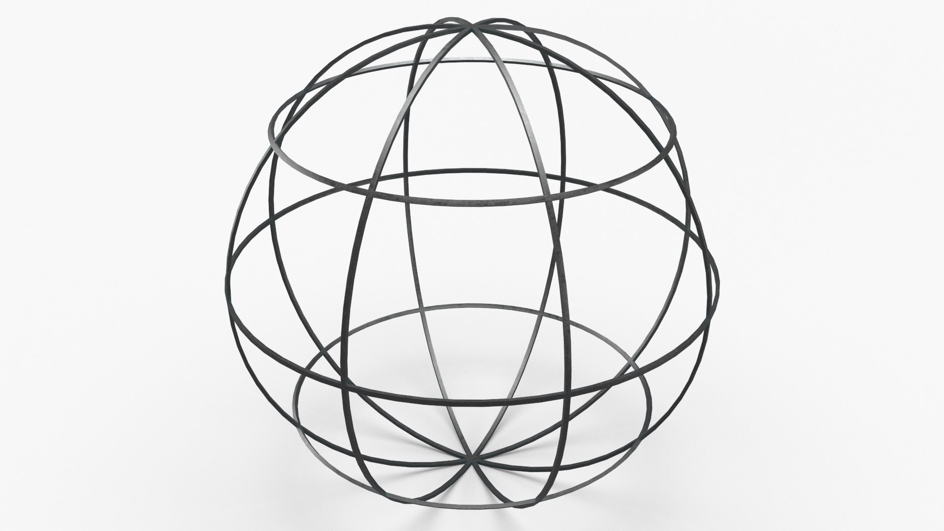 3D Wireframe Sphere 01 - TurboSquid 1796396