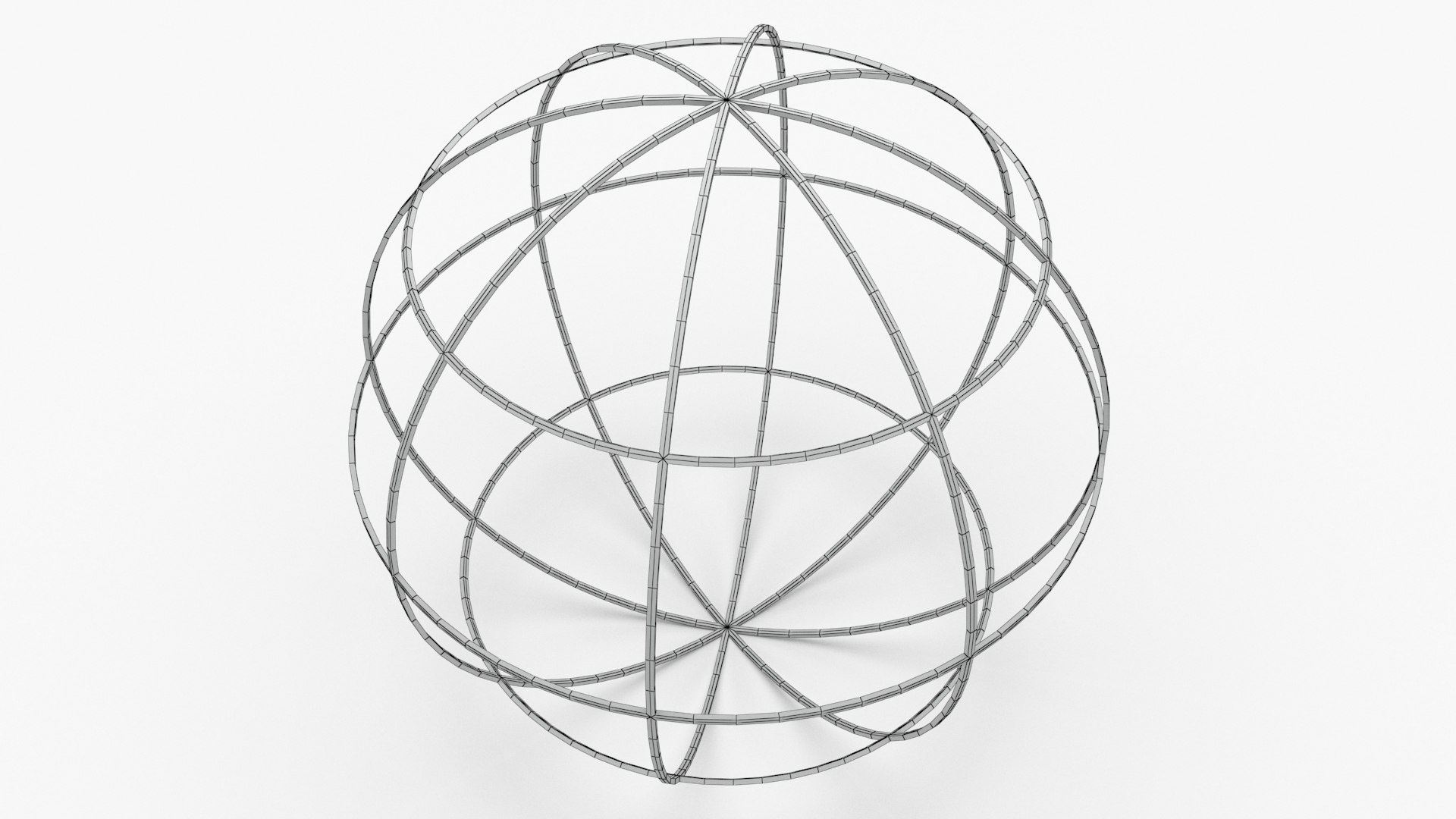 3D Wireframe Sphere 01 - TurboSquid 1796396
