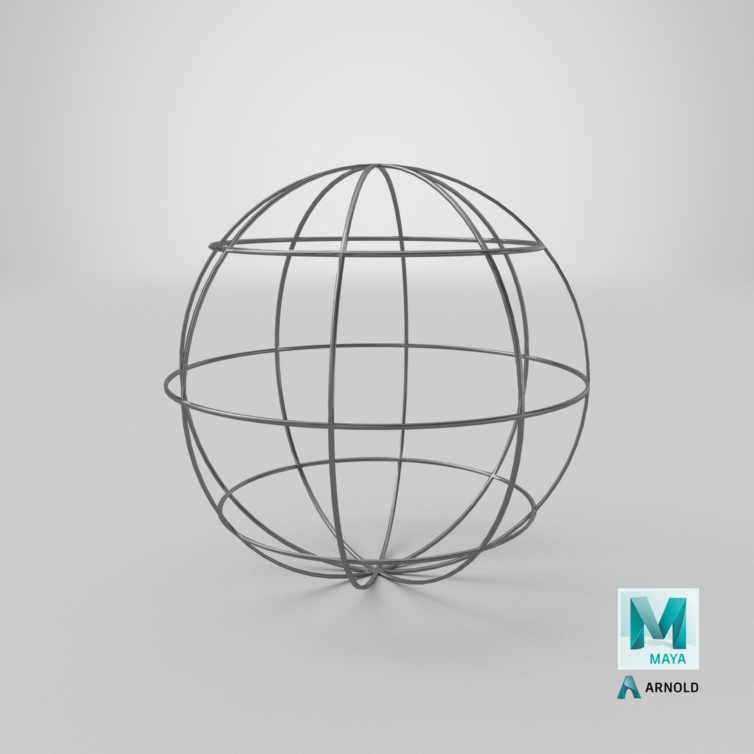 3D Wireframe Sphere 01 - TurboSquid 1796396