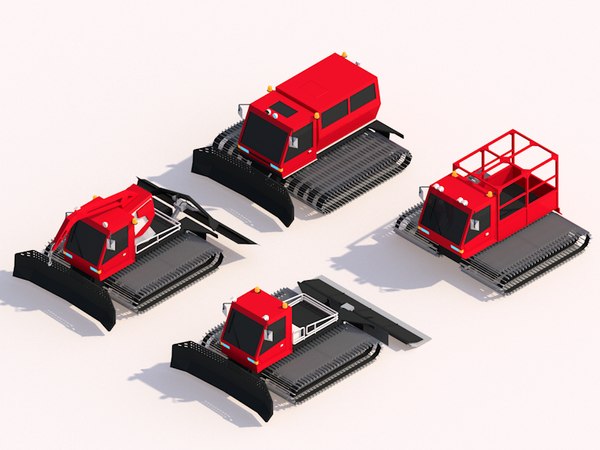 bres400 snowcat passenger snow 3d model