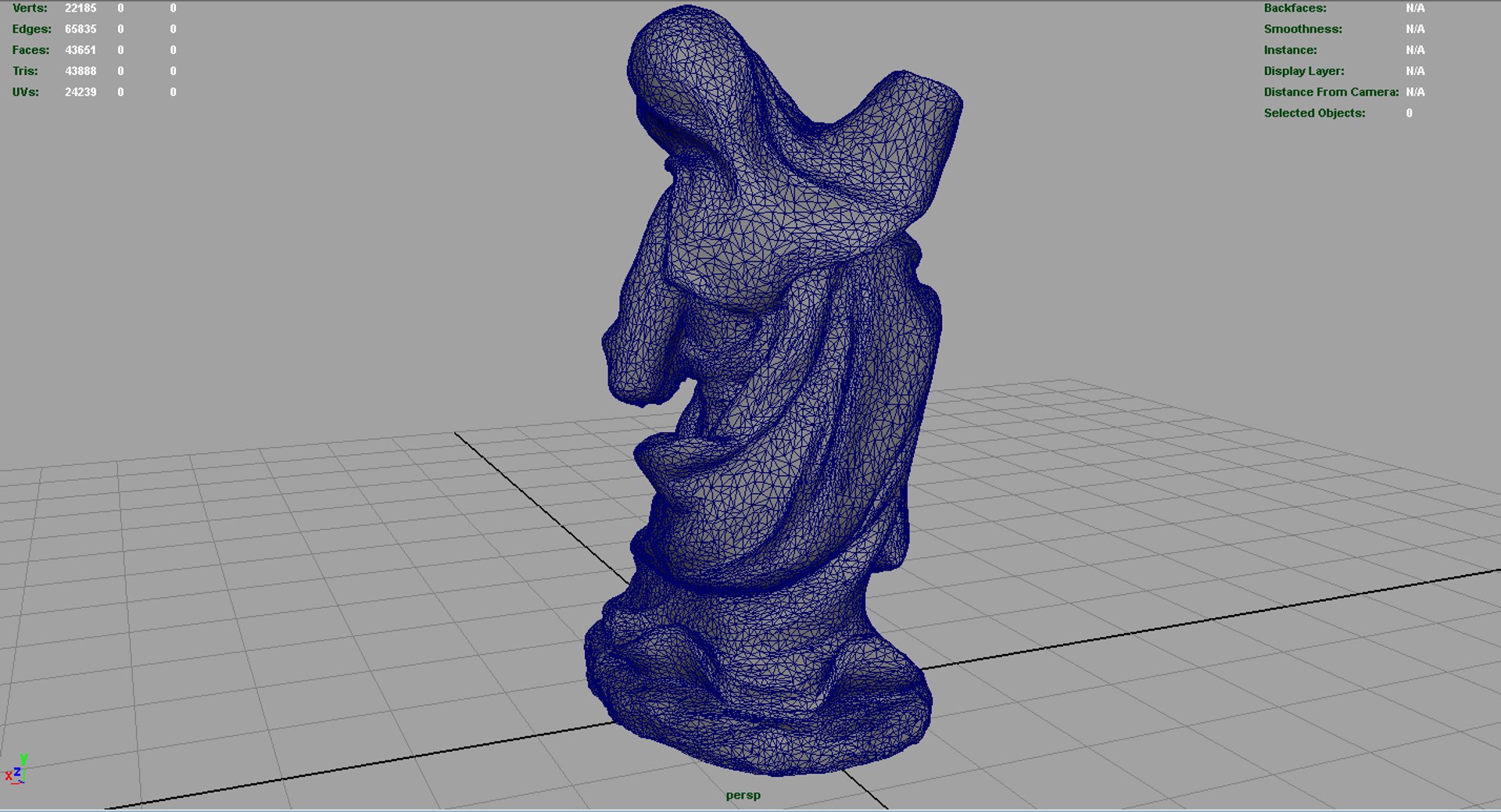 3d Max Virgin Mary