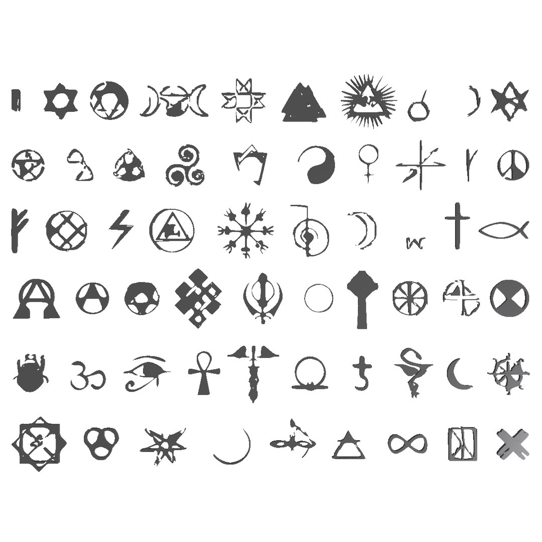 59 Symbol 3D Model - TurboSquid 2269943