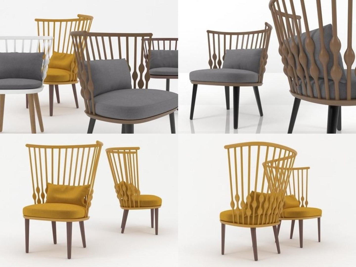 Nub Easy Chair 3D Model - TurboSquid 1177007