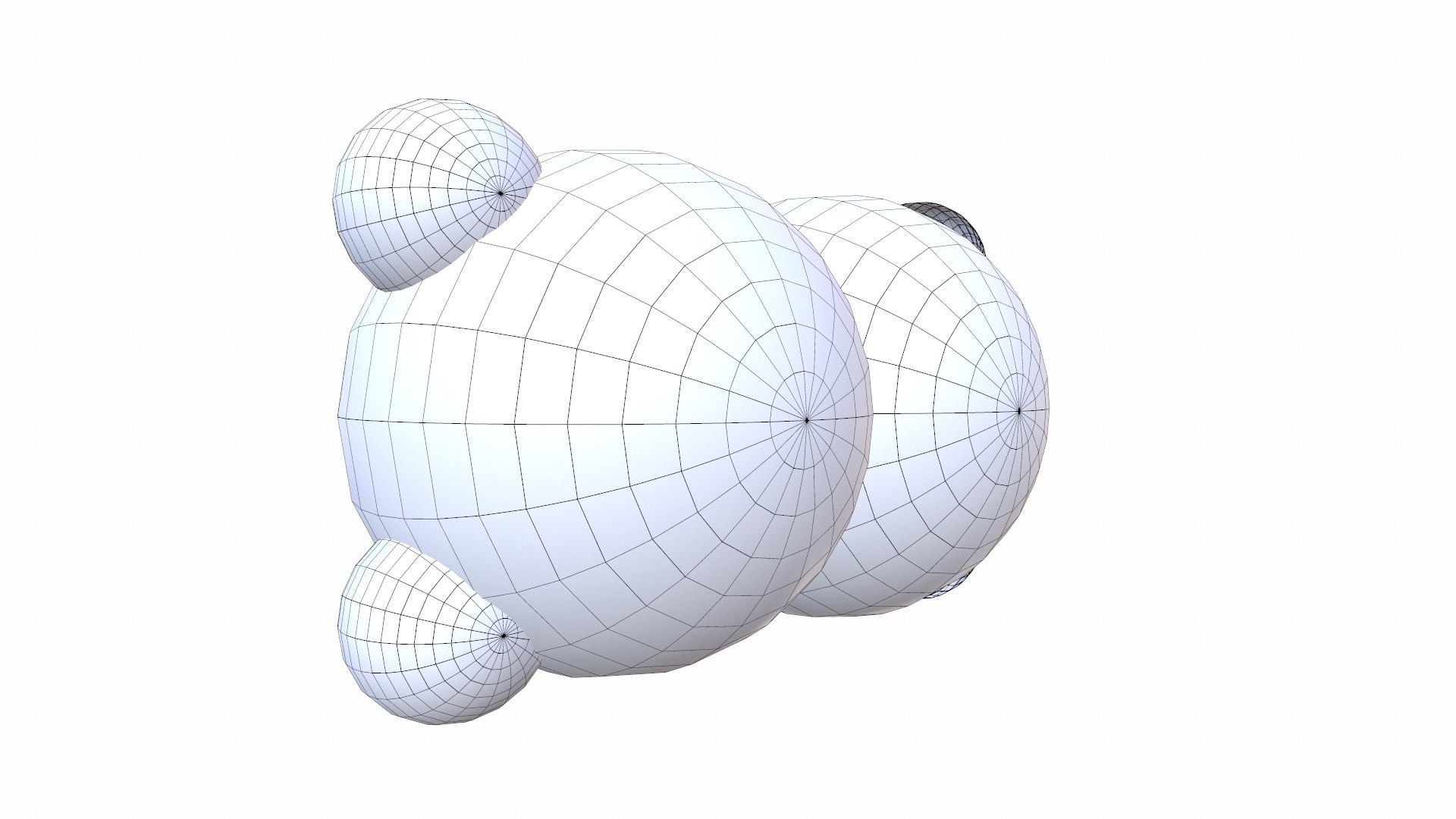 Structure Of Ethane 3D Model - TurboSquid 2355223