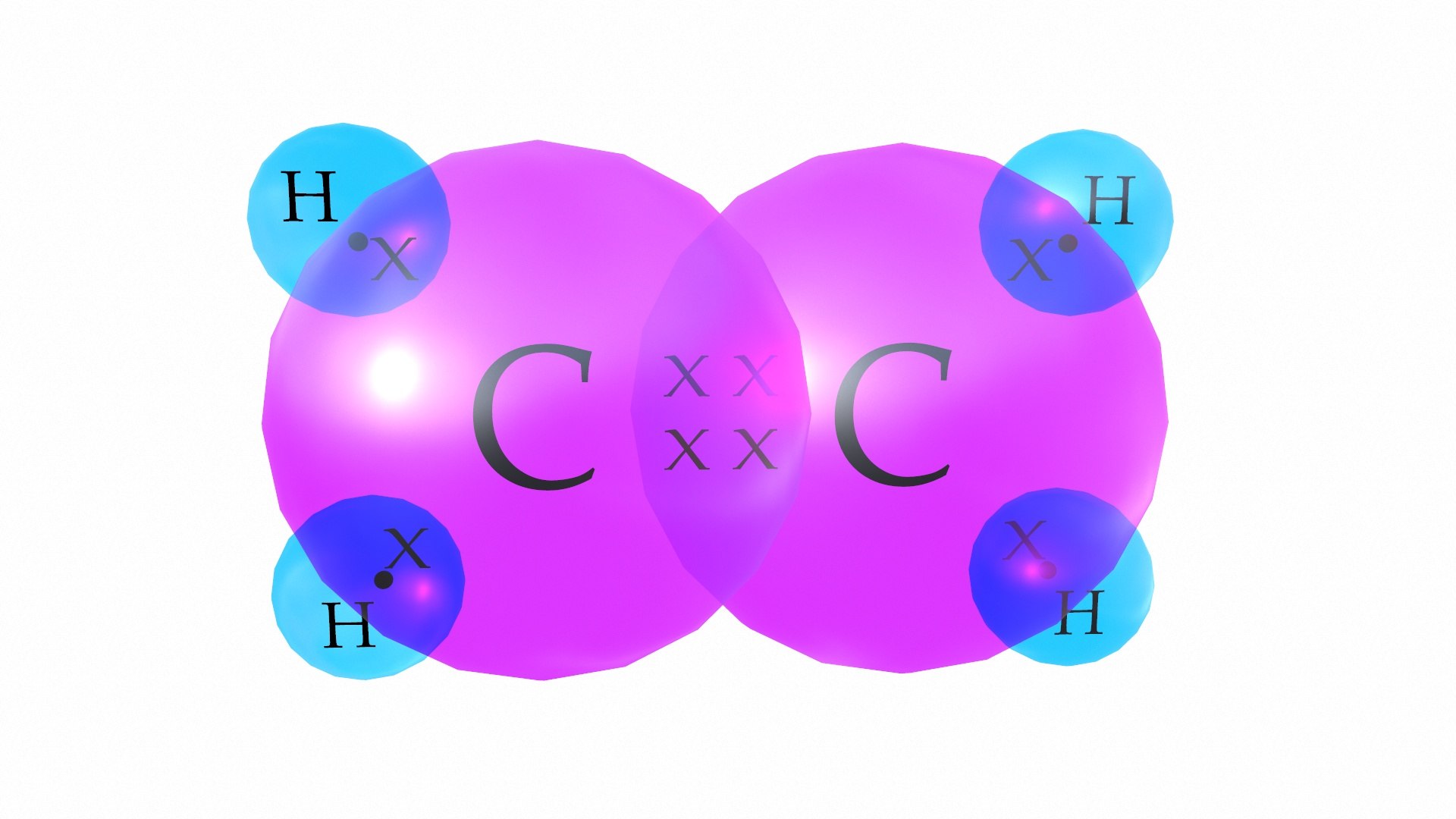Structure Of Ethane 3D Model - TurboSquid 2355223