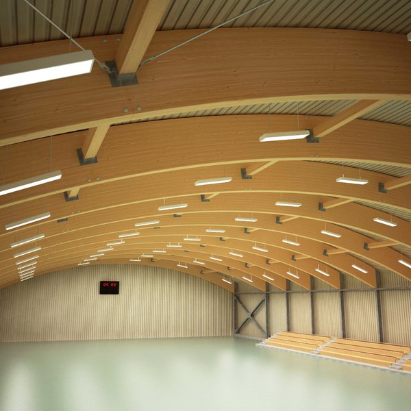 3d sport hall model