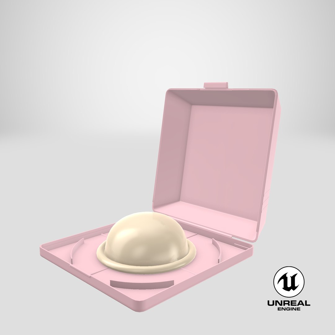 Diaphragm birth control 3D model - TurboSquid 1321106