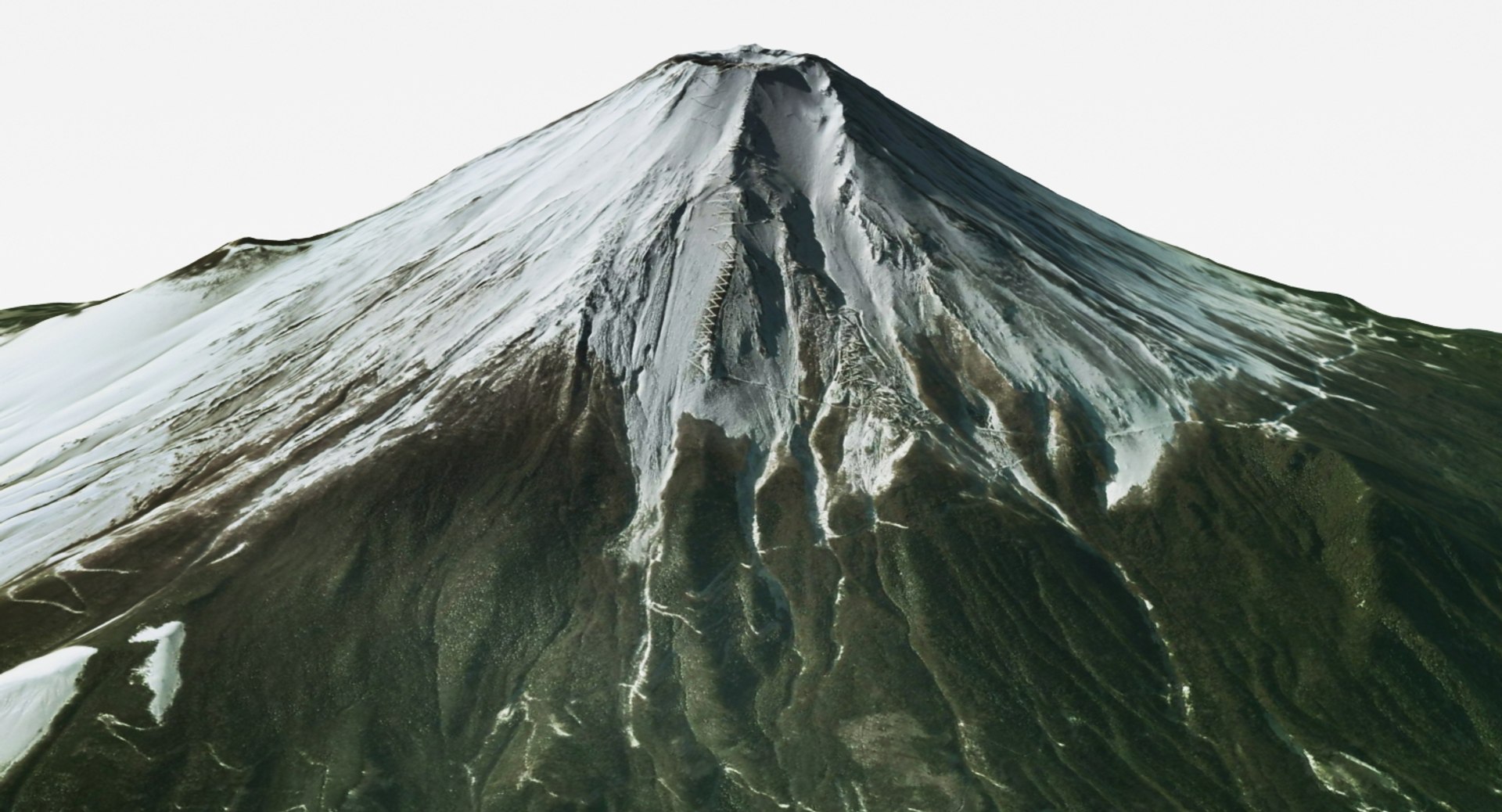 Realistic Mountain Terrain Landscape 3D Model - TurboSquid 1394626