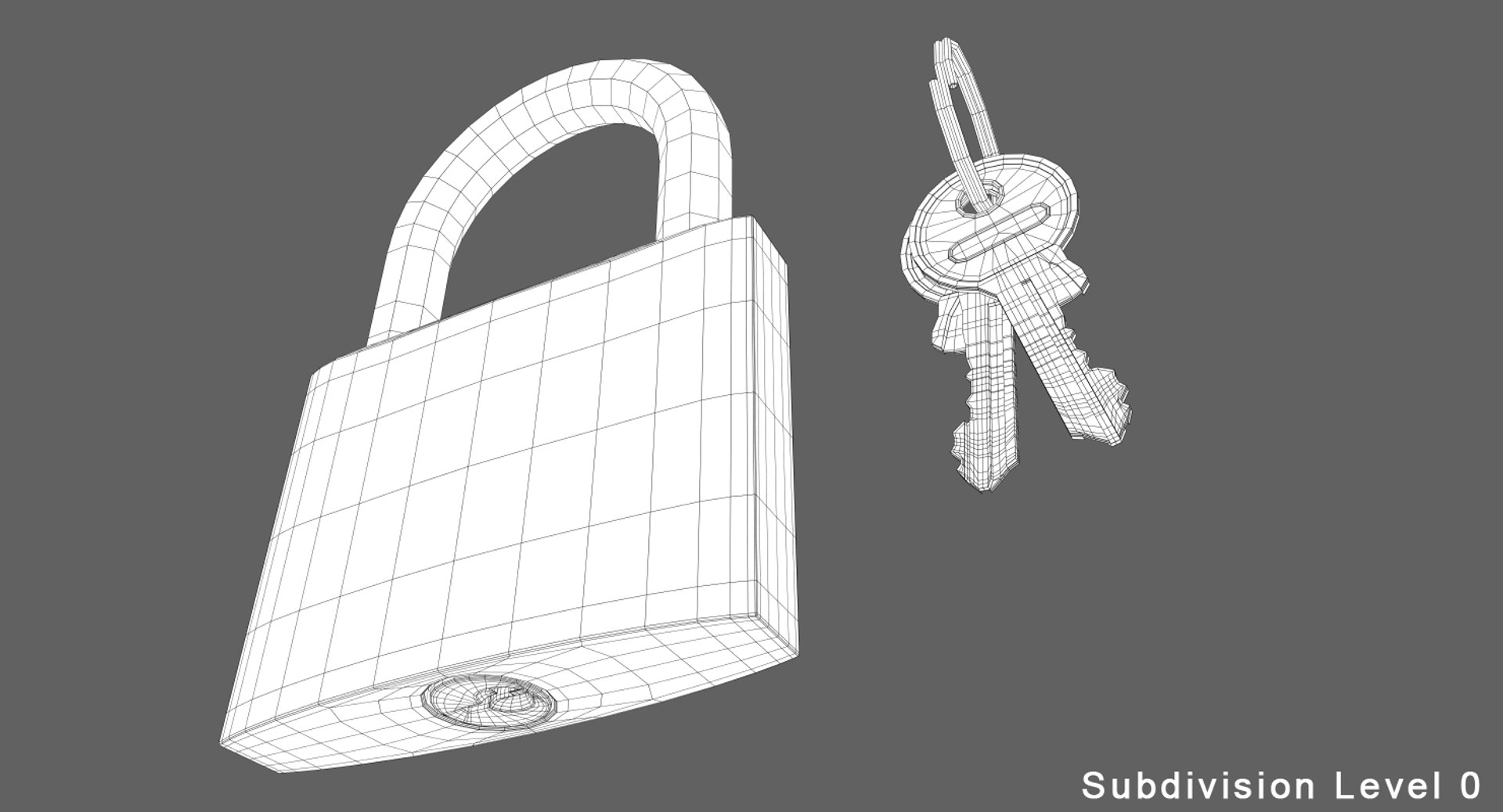 Octane Padlock 3D Model - TurboSquid 1194866