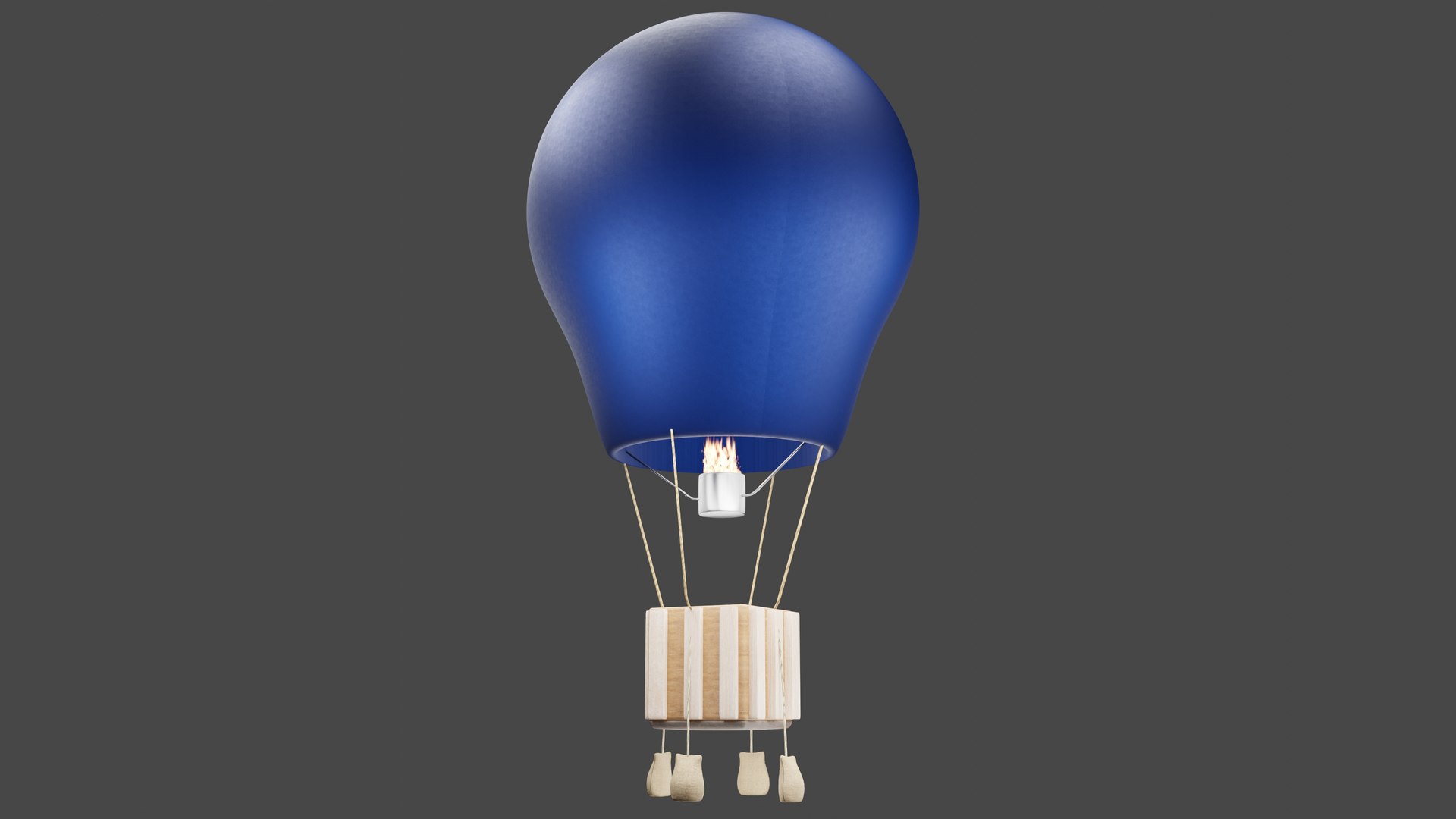 3D Hot Air Balloon In Flight - TurboSquid 1960477