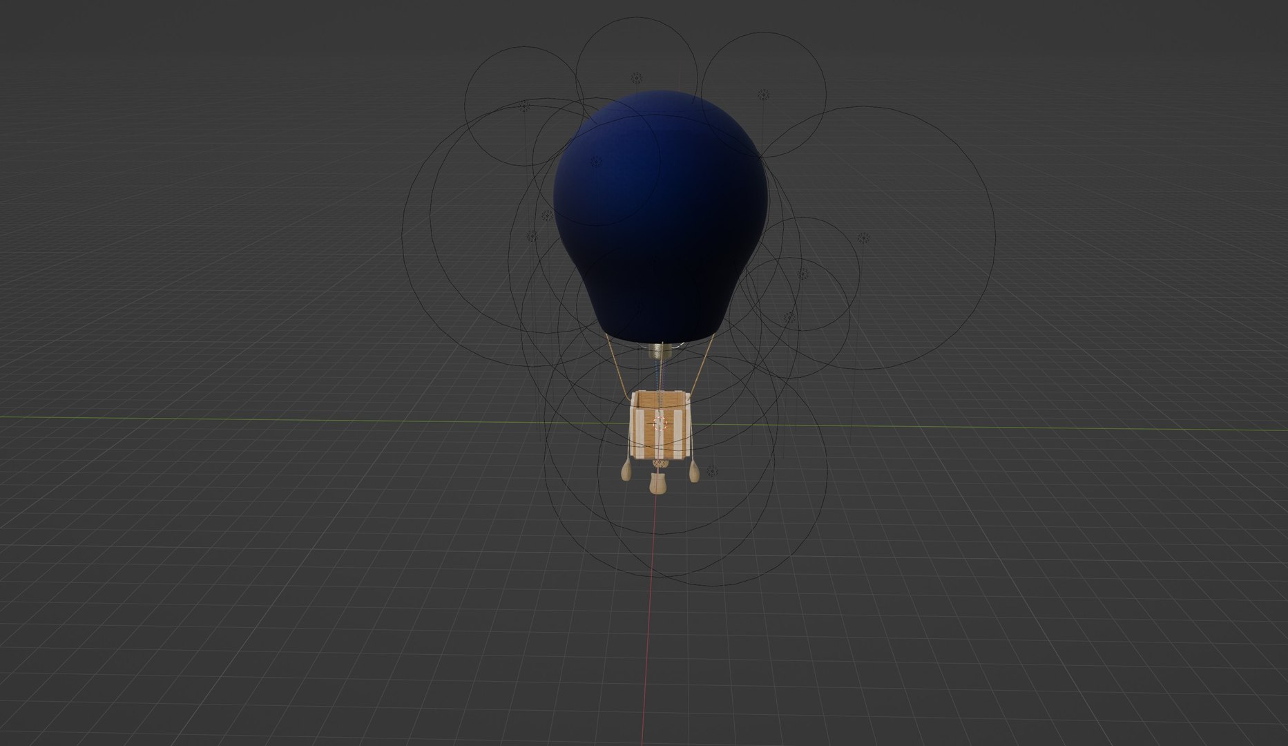 3D Hot Air Balloon In Flight - TurboSquid 1960477