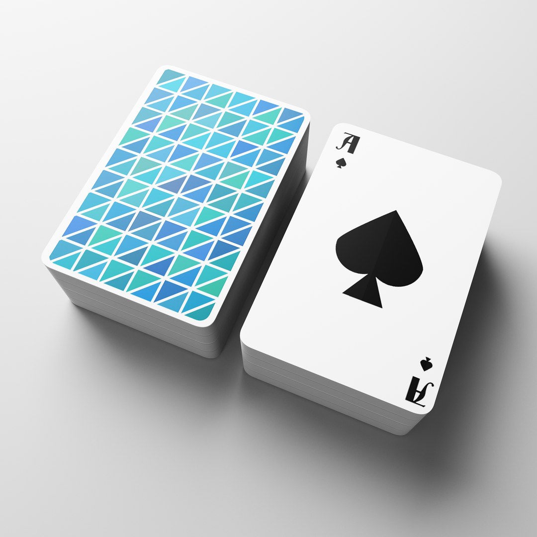 3D Playing Cards Deck Set Of 2- 3D Model Ready To Render Inside 3dsMax ...