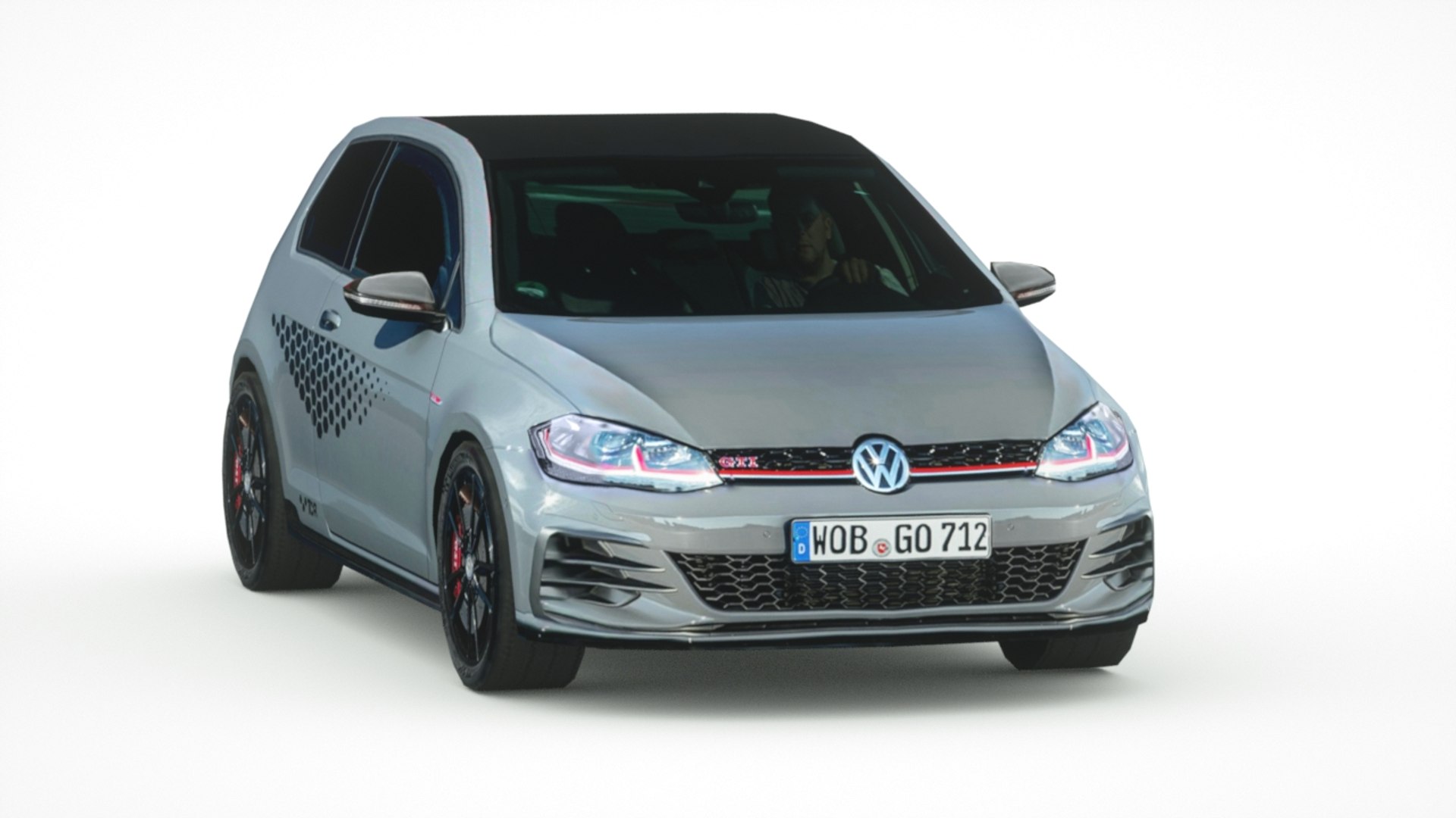 Volkswagen Golf Gti 2019 3D Model - TurboSquid 1434034