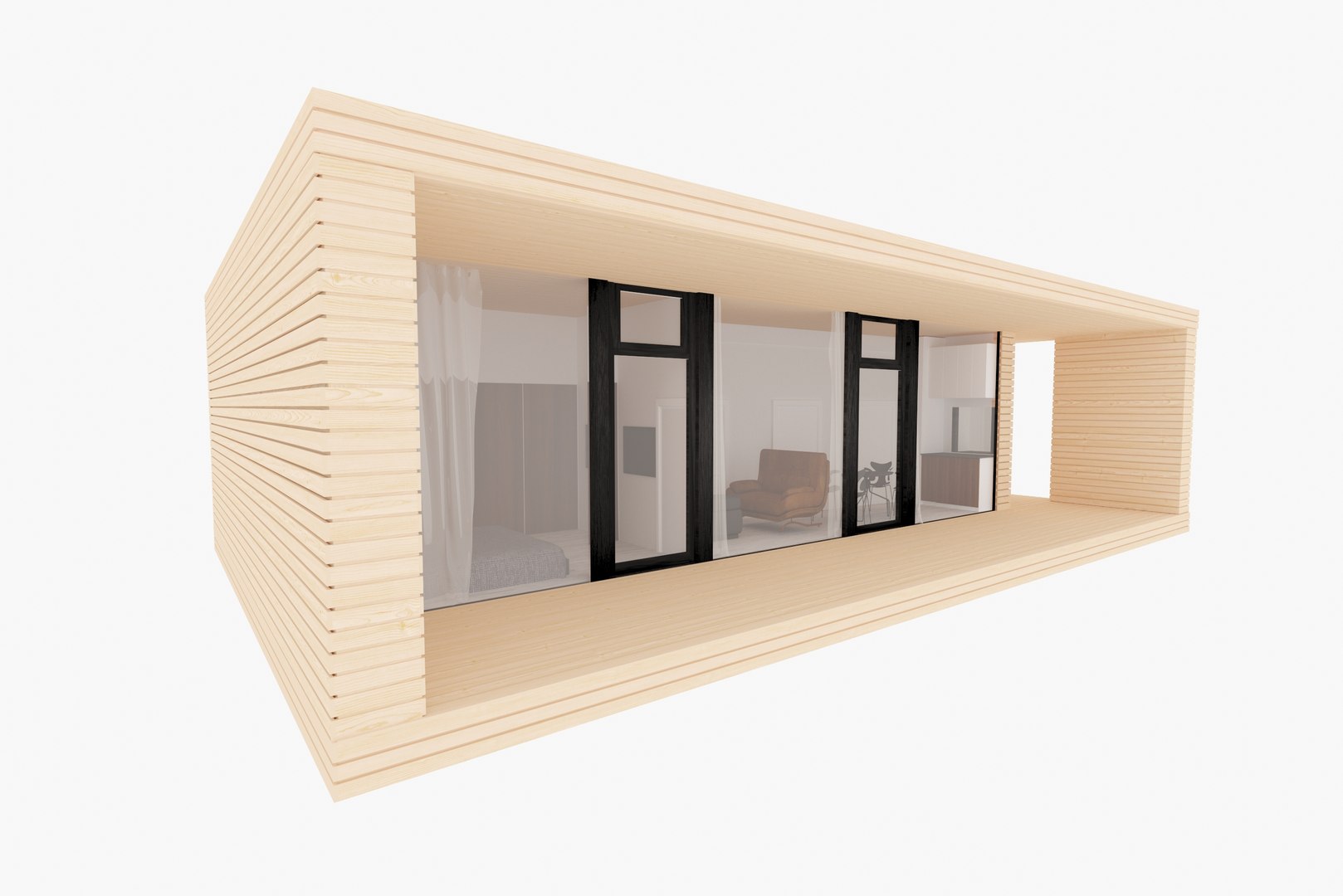3d Modern House 99 Sq