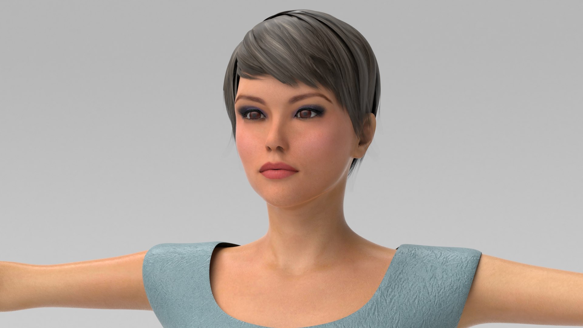 3D Female Character Marie - TurboSquid 1653340