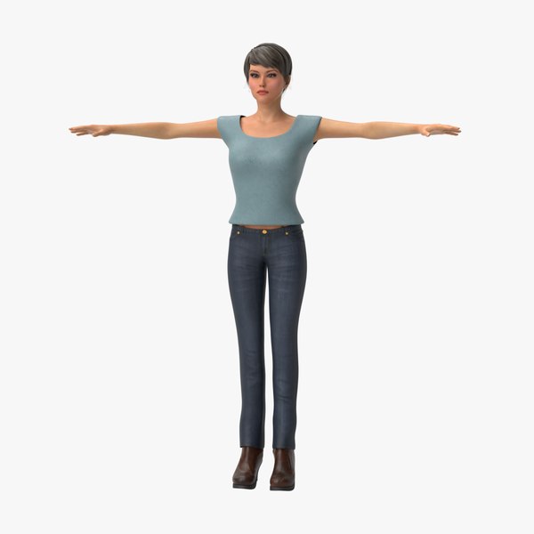 abby female character c4d