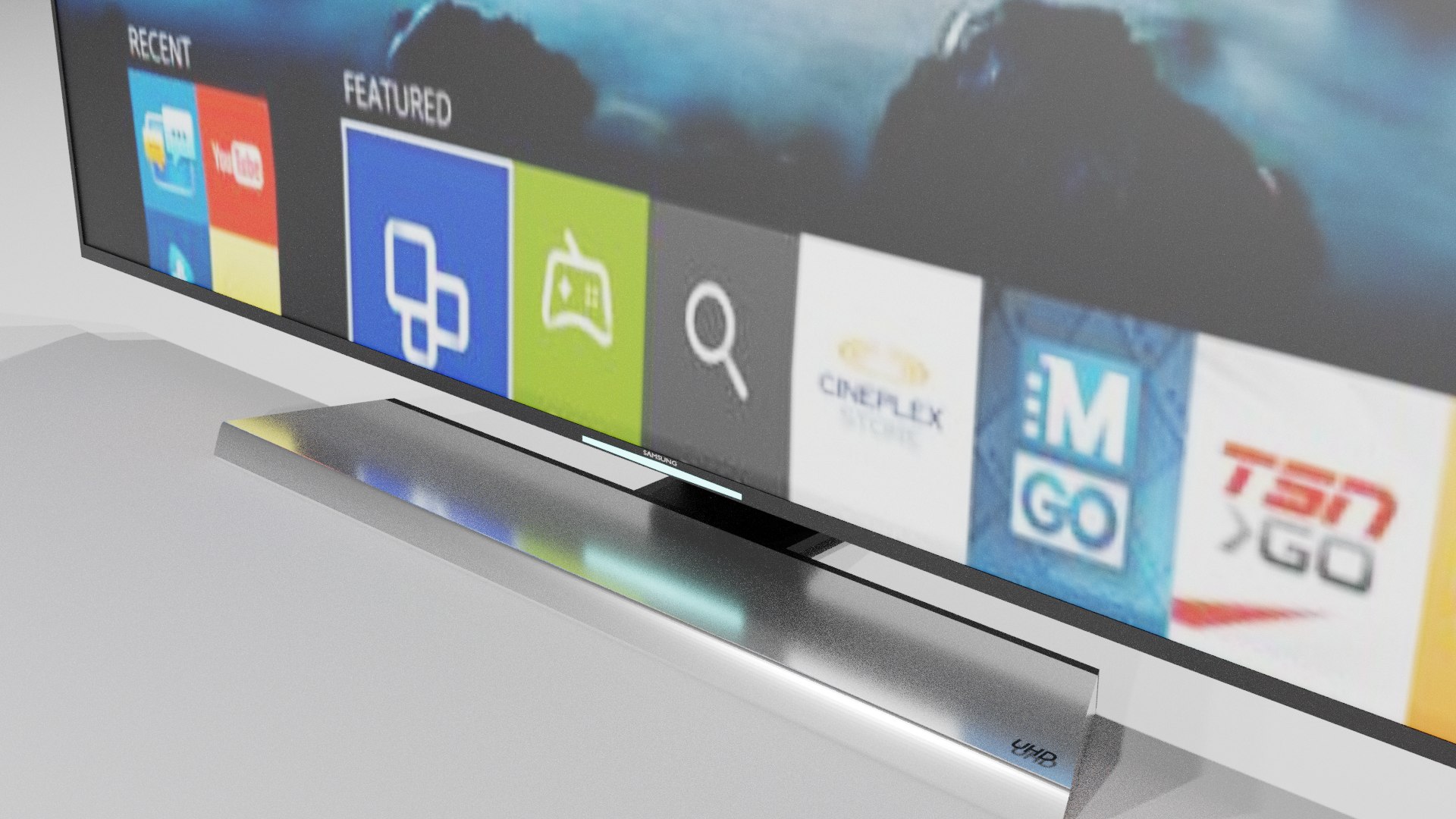 TV Samsung Smart 3D Model With All Devices 3D Model - TurboSquid 1962920