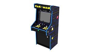 modelo 3d Retro Pac Man Arcade Machine 8K and 4K Textures - TurboSquid ...