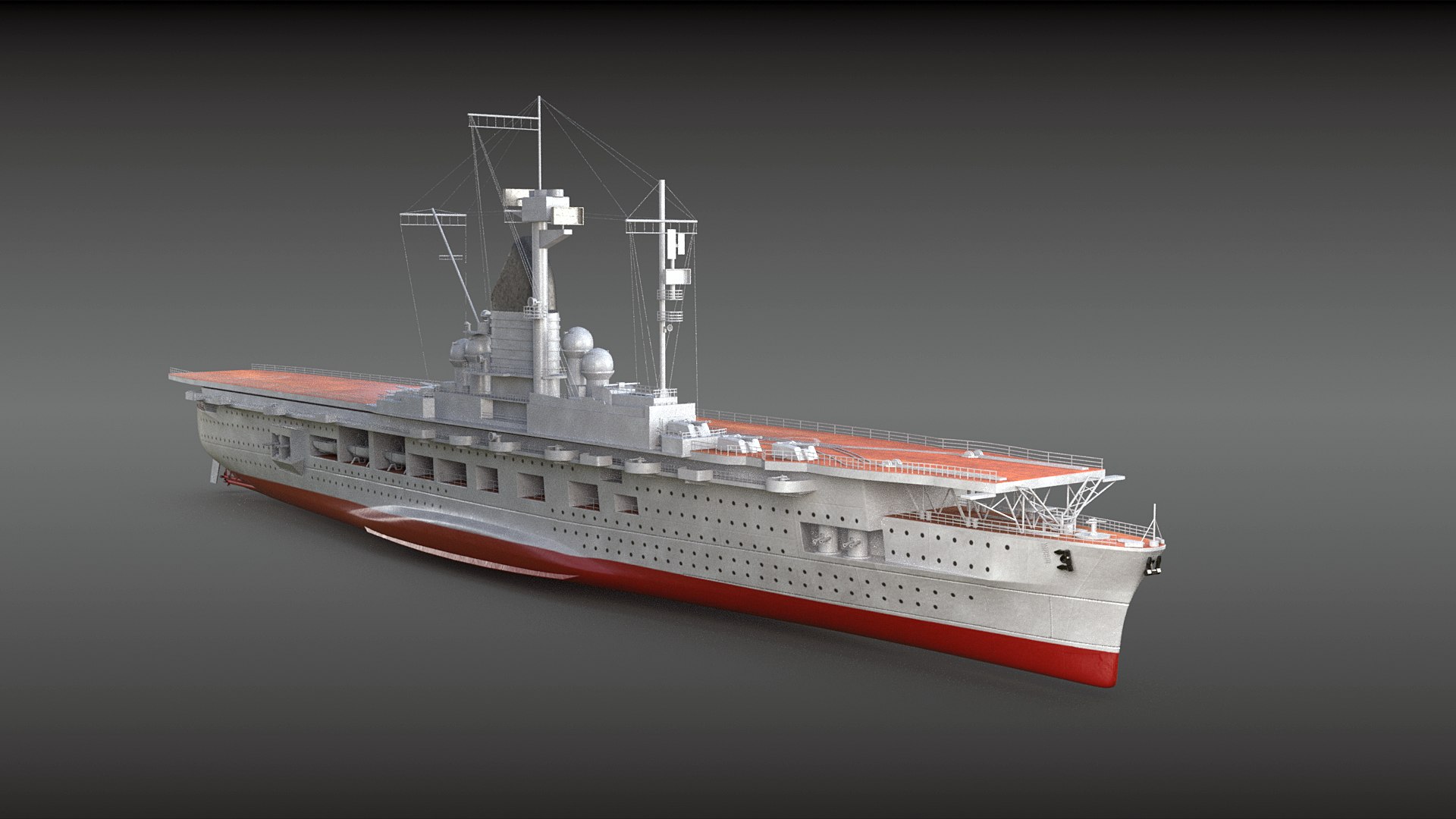 modelo 3d Flugzeugtrager A Graf Zeppelin - TurboSquid 2124396