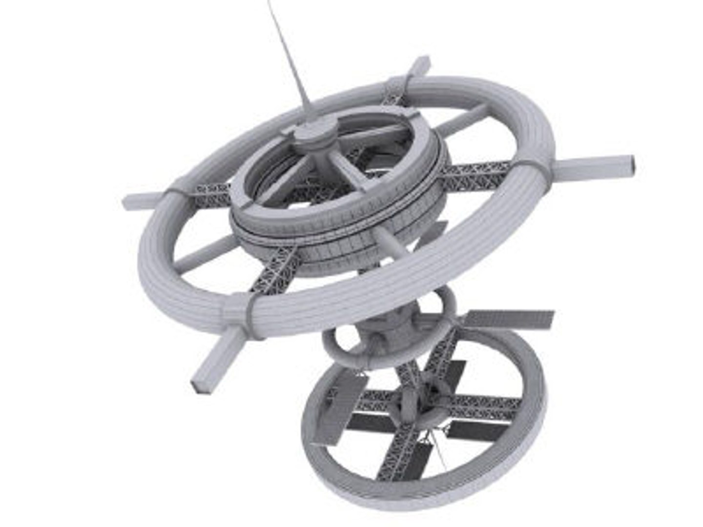 3D Futuristic Space Station - TurboSquid 1298496