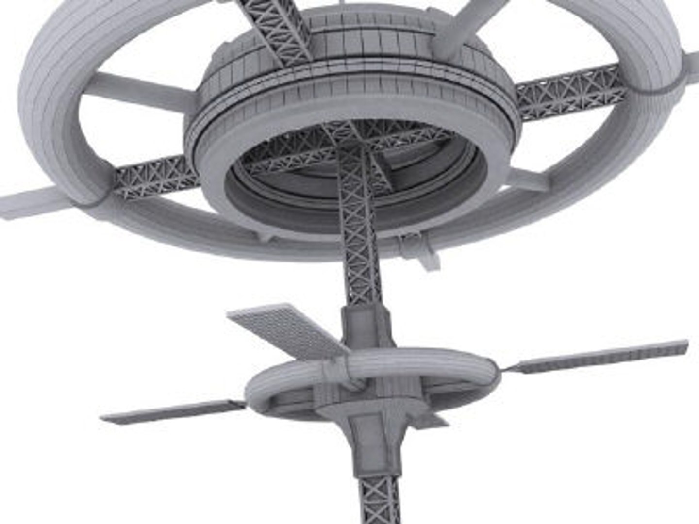 3D Futuristic Space Station - TurboSquid 1298496