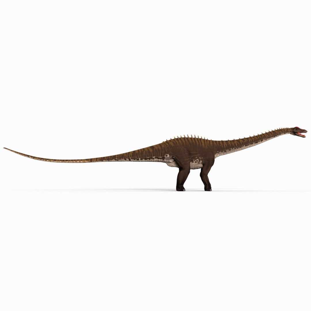 3d model diplodocus prehistoric