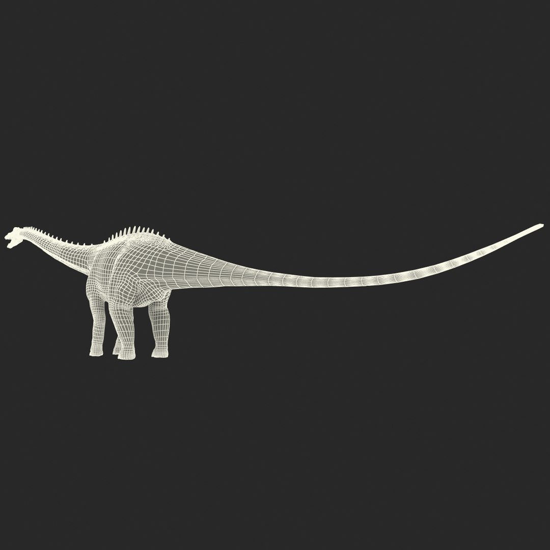 3d model diplodocus prehistoric