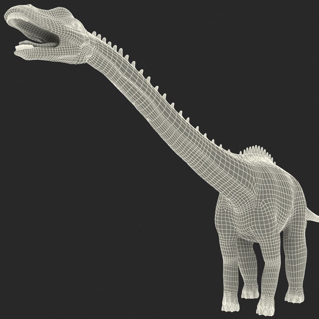 3d model diplodocus prehistoric