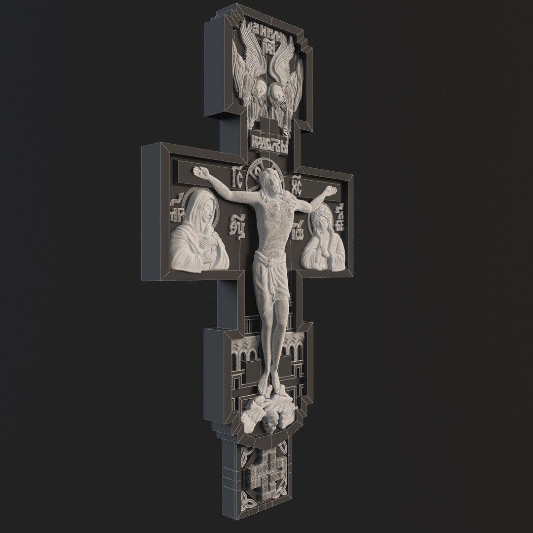 3d Crucifixion Cnc Printing Model