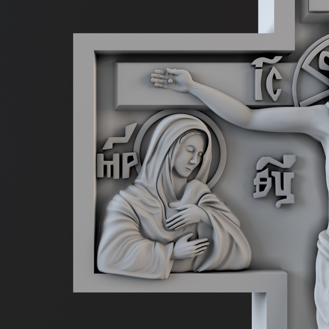 3d Crucifixion Cnc Printing Model