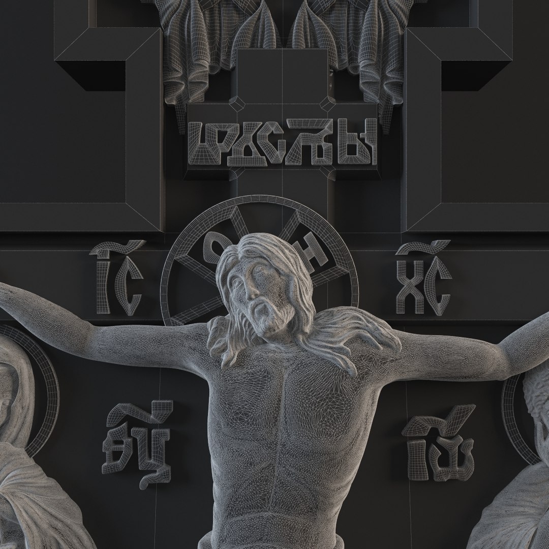 3d Crucifixion Cnc Printing Model