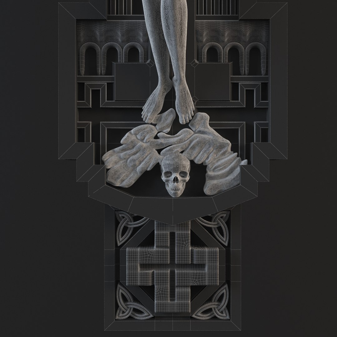 3d Crucifixion Cnc Printing Model