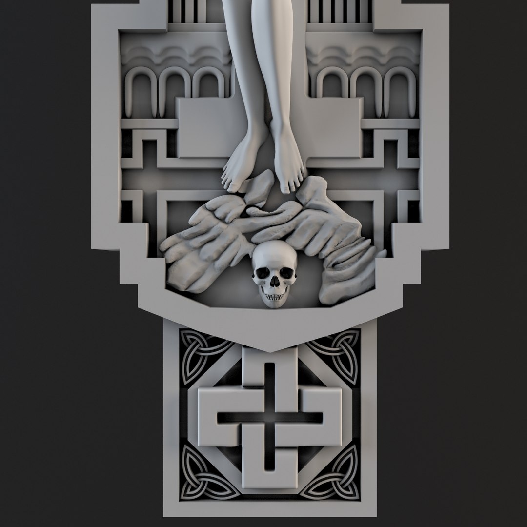 3d Crucifixion Cnc Printing Model