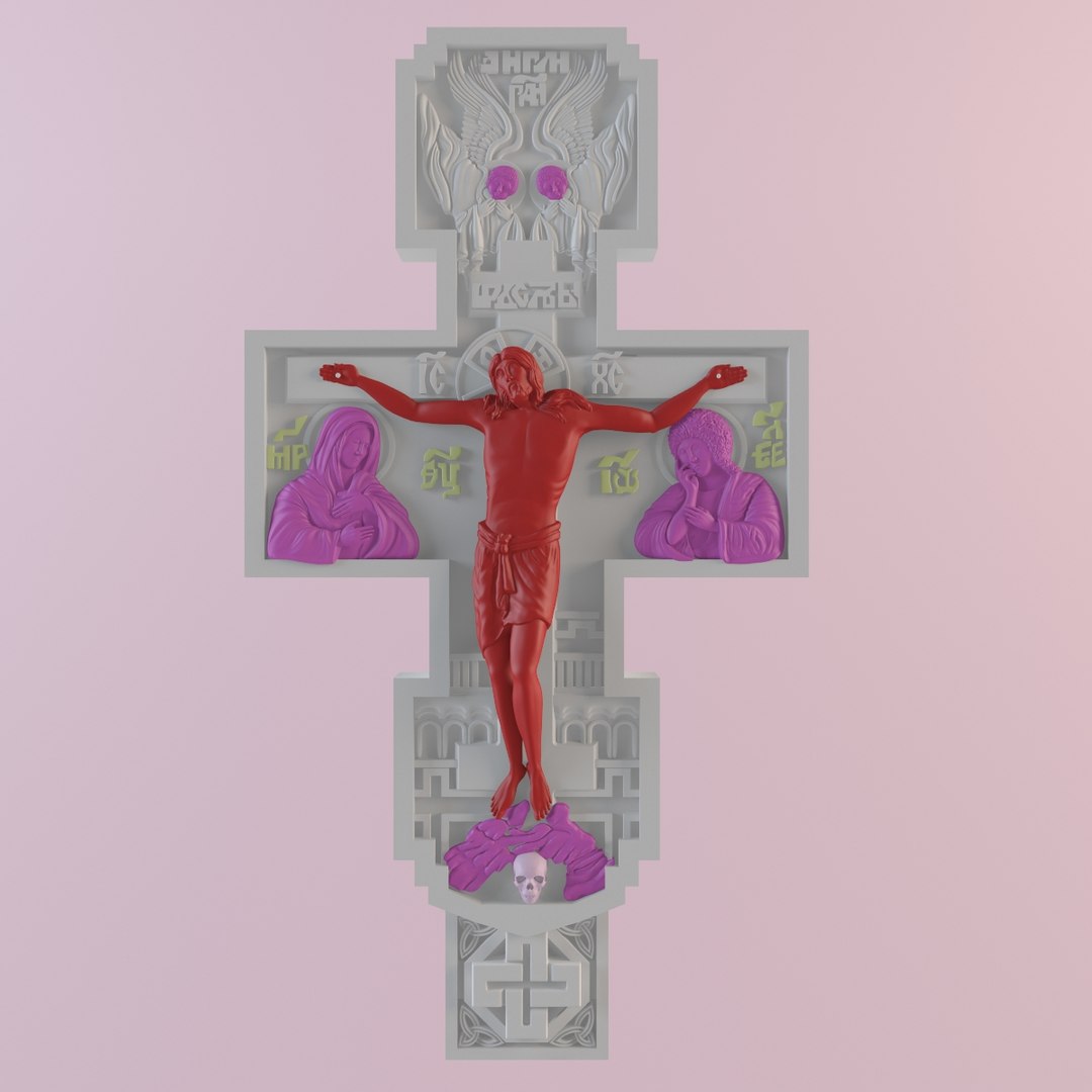 3d Crucifixion Cnc Printing Model