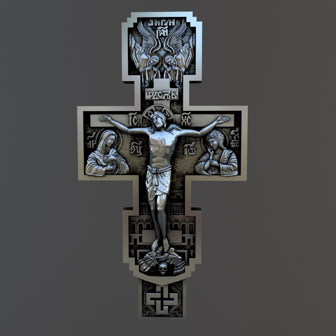 3d Crucifixion Cnc Printing Model
