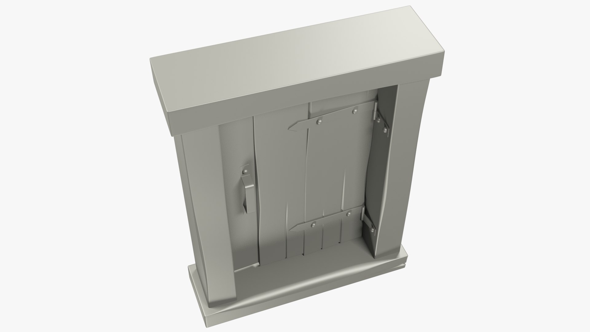 3D Cartoon Wooden Door Mesh V1 - TurboSquid 2204853