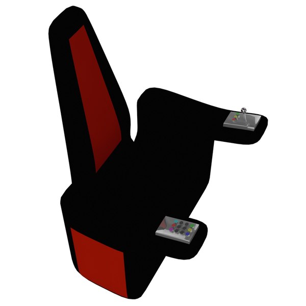 control chair 3d model
