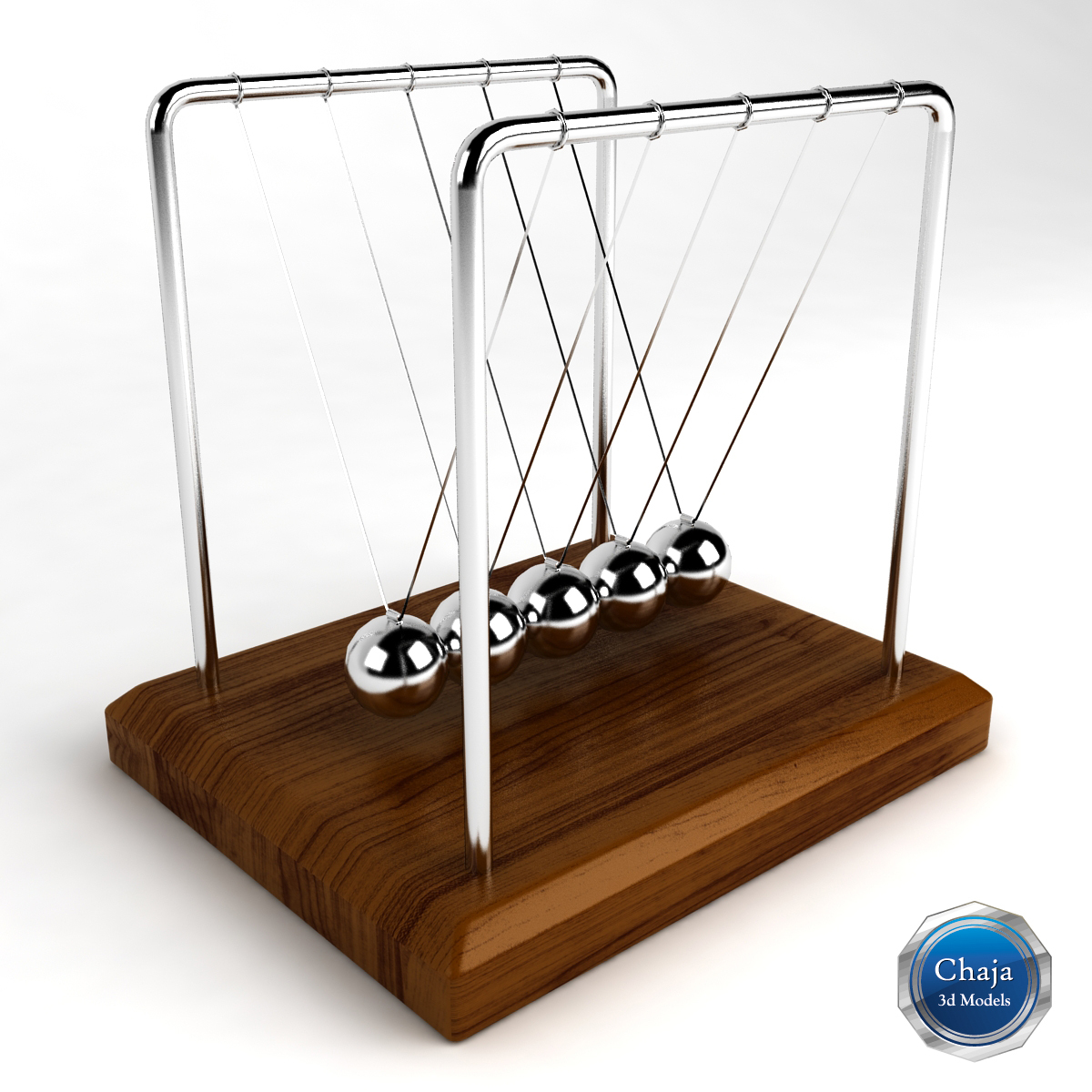 3d modelled kinetic desk sculpture