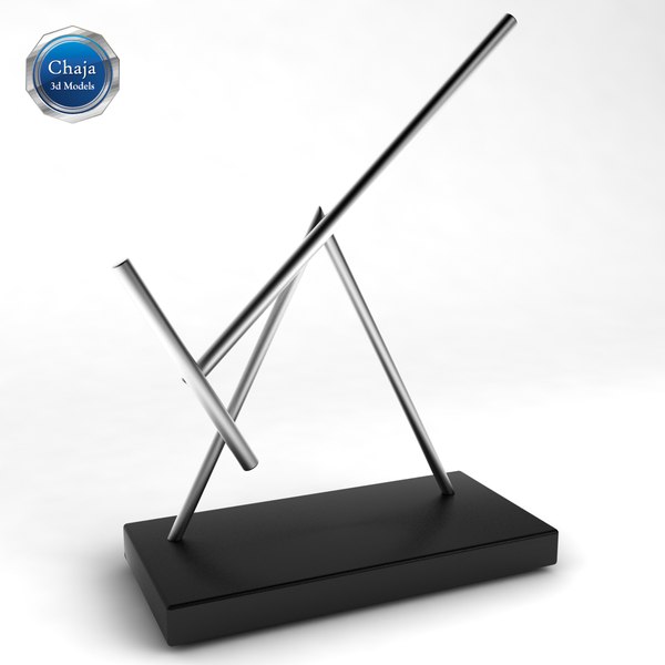 3d modelled kinetic desk sculpture