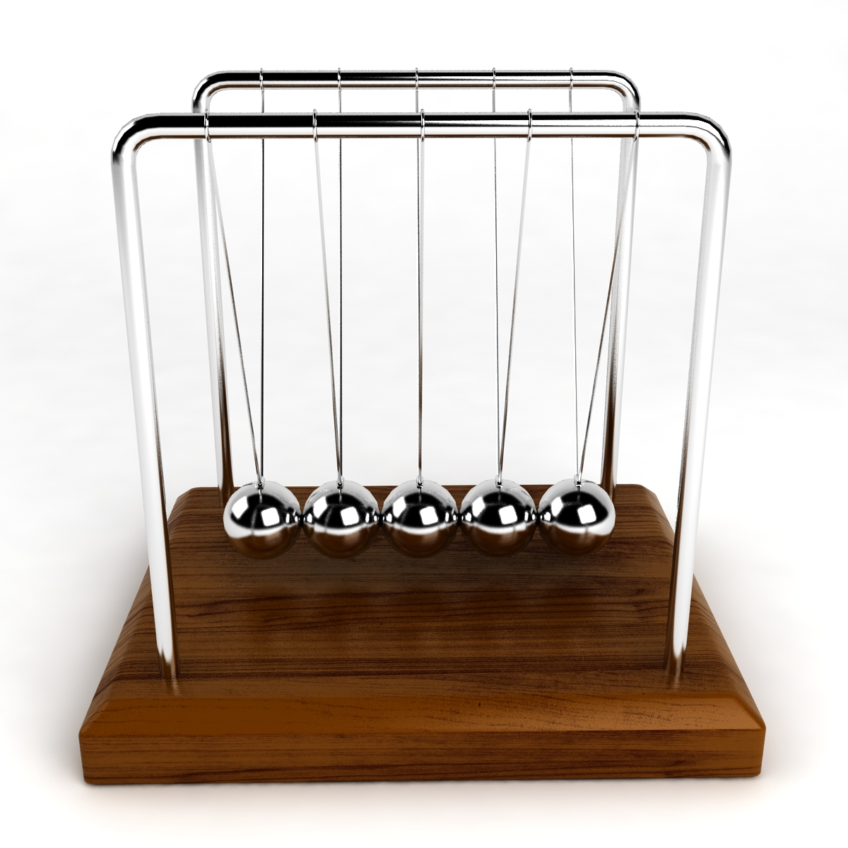 3d modelled kinetic desk sculpture