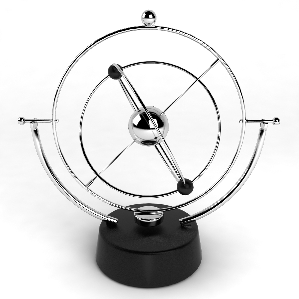 3d modelled kinetic desk sculpture