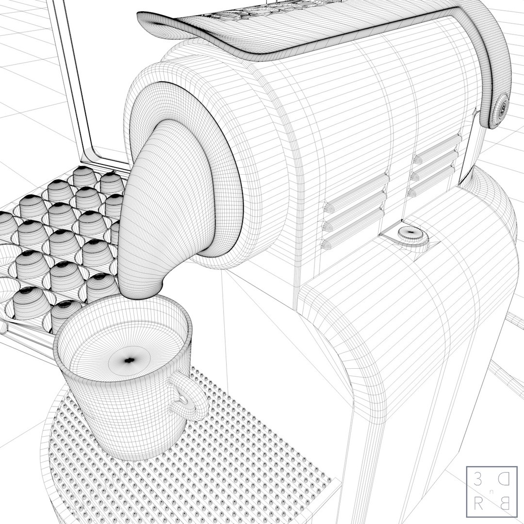 Nespresso Machine 3D Model - TurboSquid 1534380