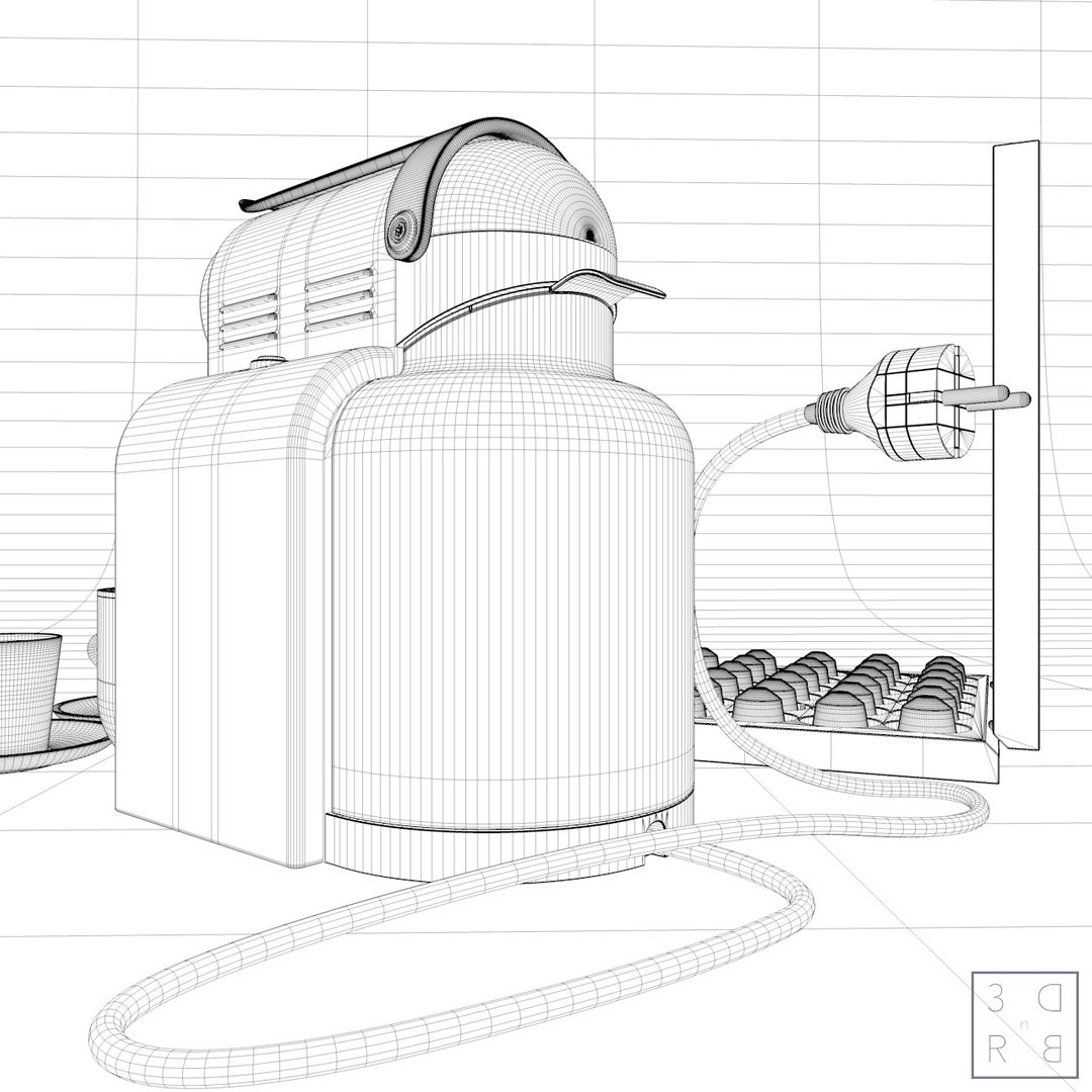Nespresso Machine 3D Model - TurboSquid 1534380