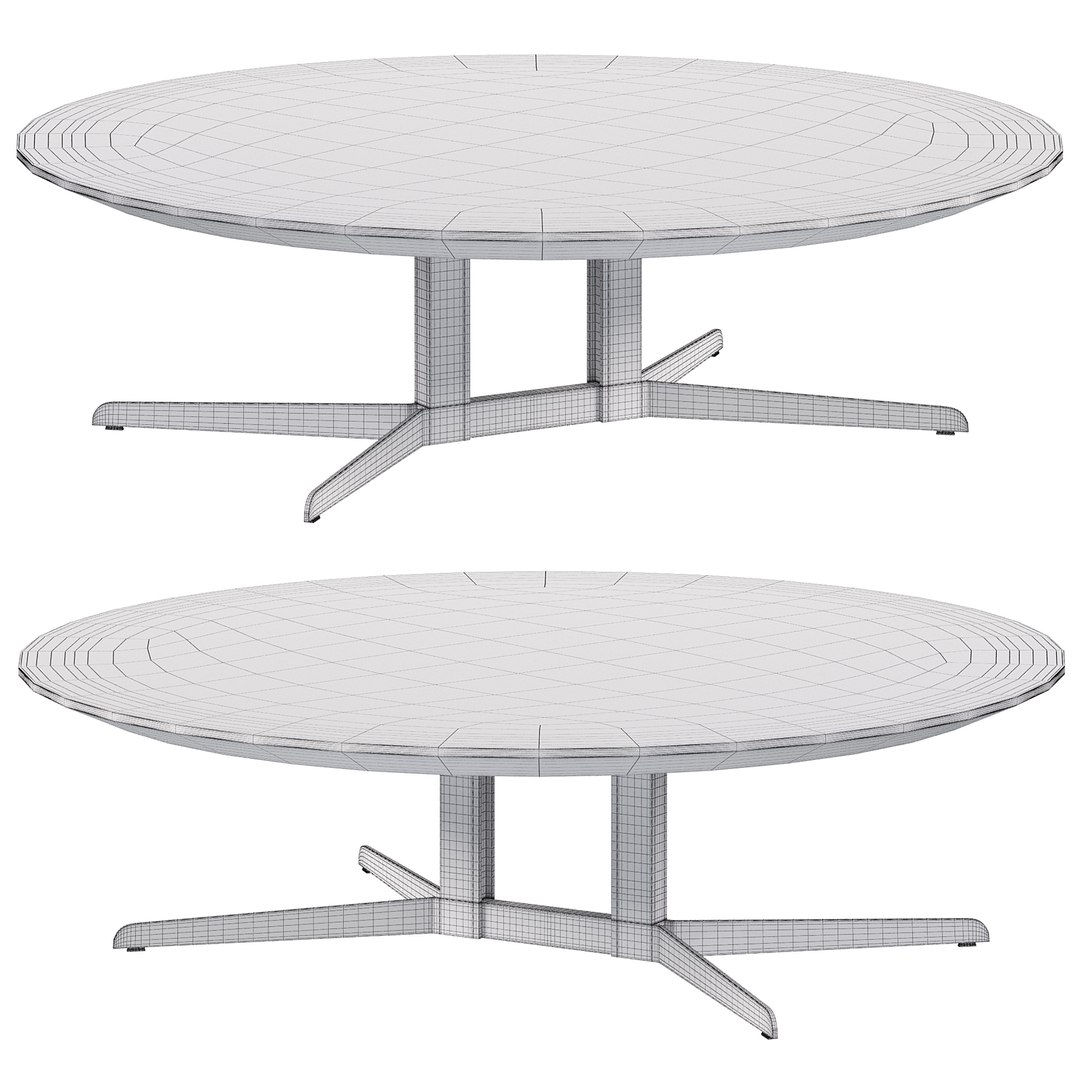 Campus Coffee Table By Natuzzi 3D - TurboSquid 1957117