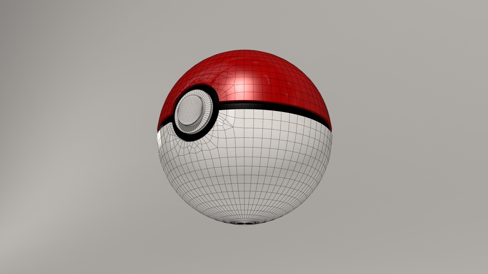 3d Standard Pokeball