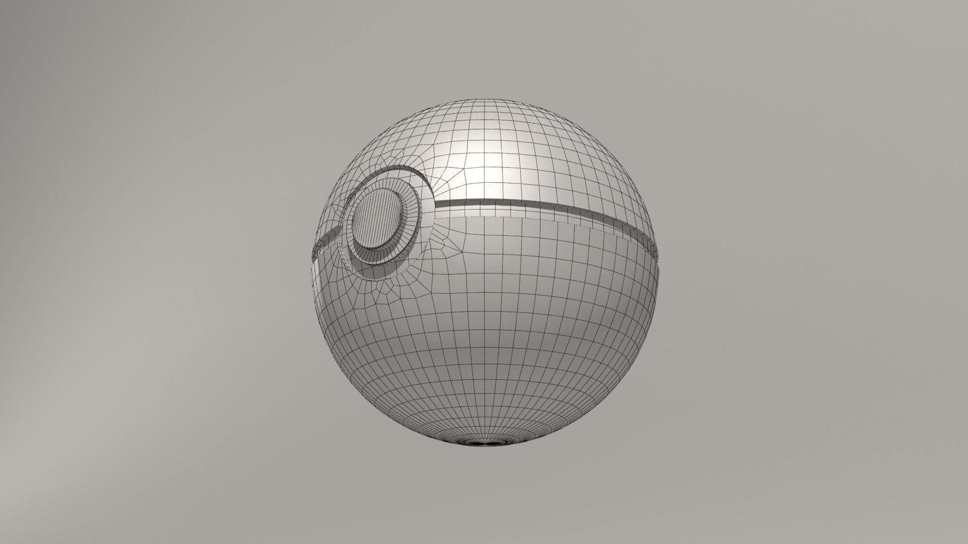 3d Standard Pokeball