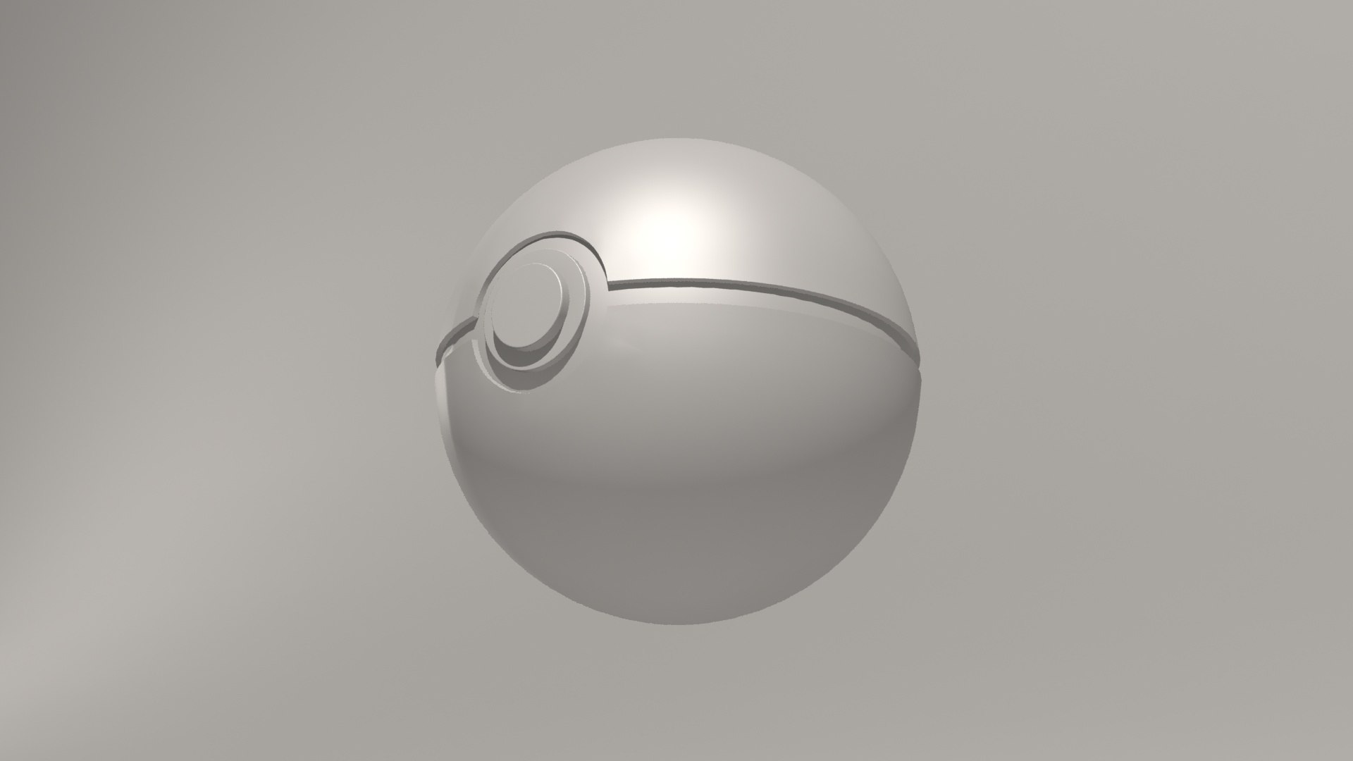 3d Standard Pokeball