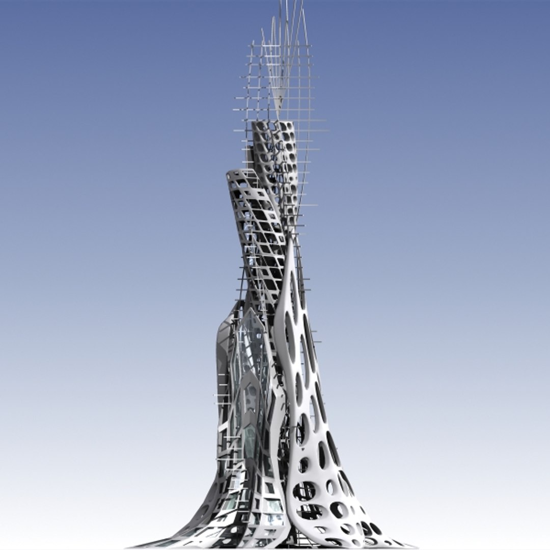 3d Model Modern Skylines Buildings