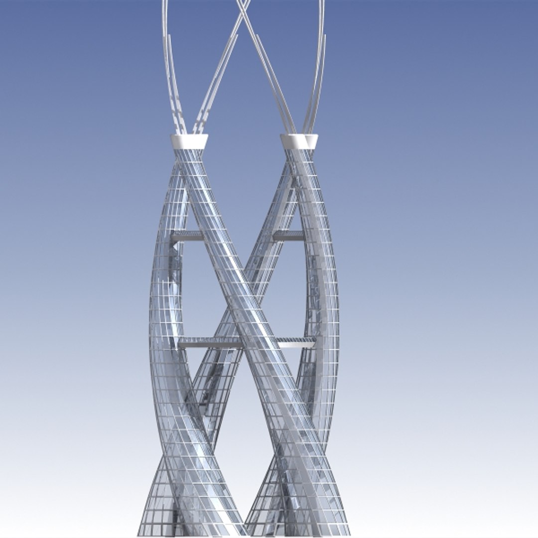 3d Model Modern Skylines Buildings