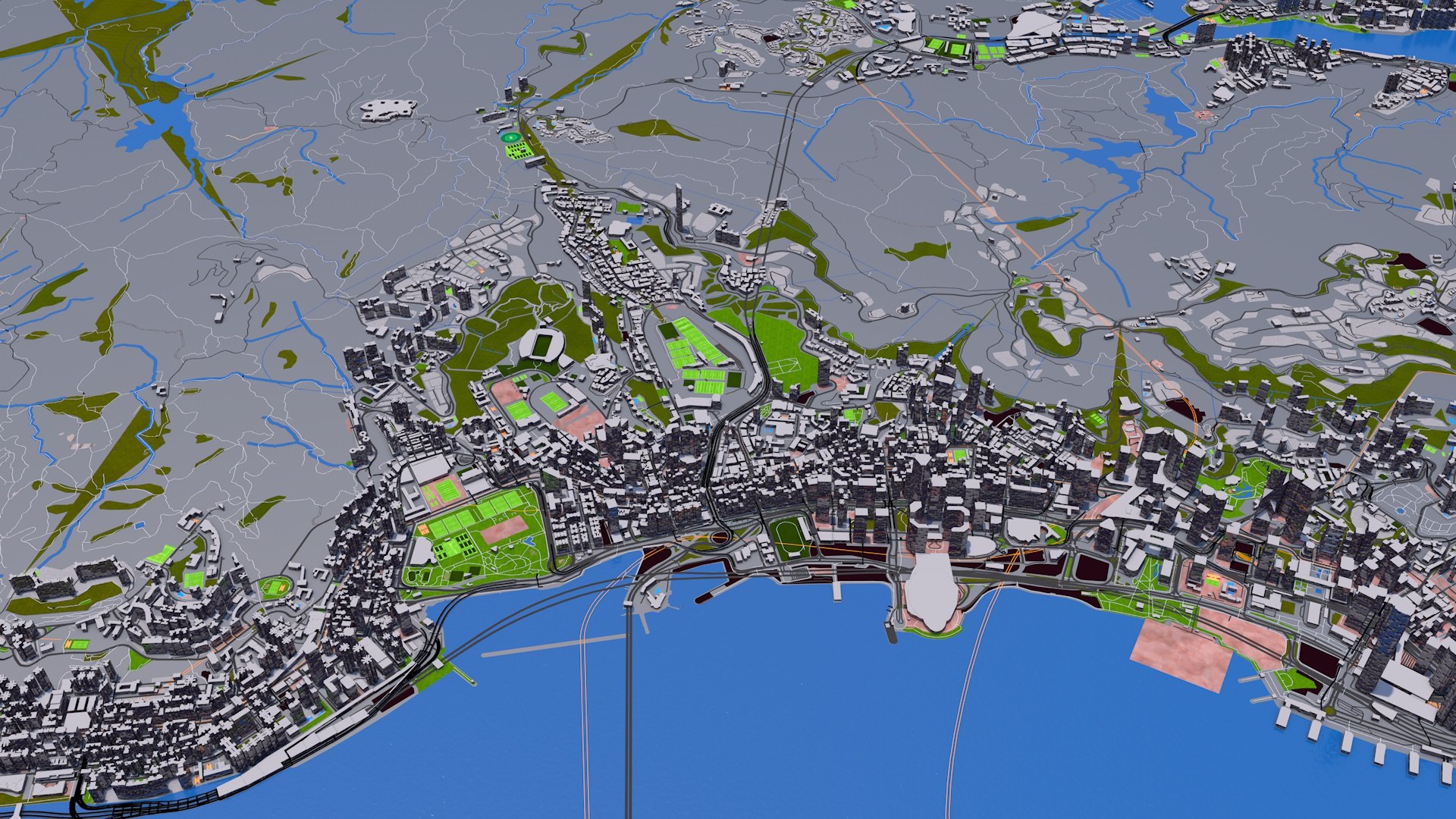 Hong Kong 3D Model - TurboSquid 1417697